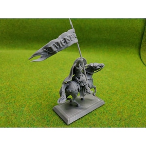 Caballero Miniature Medieval War Game 28mm Knight Horseman Bannerman ...