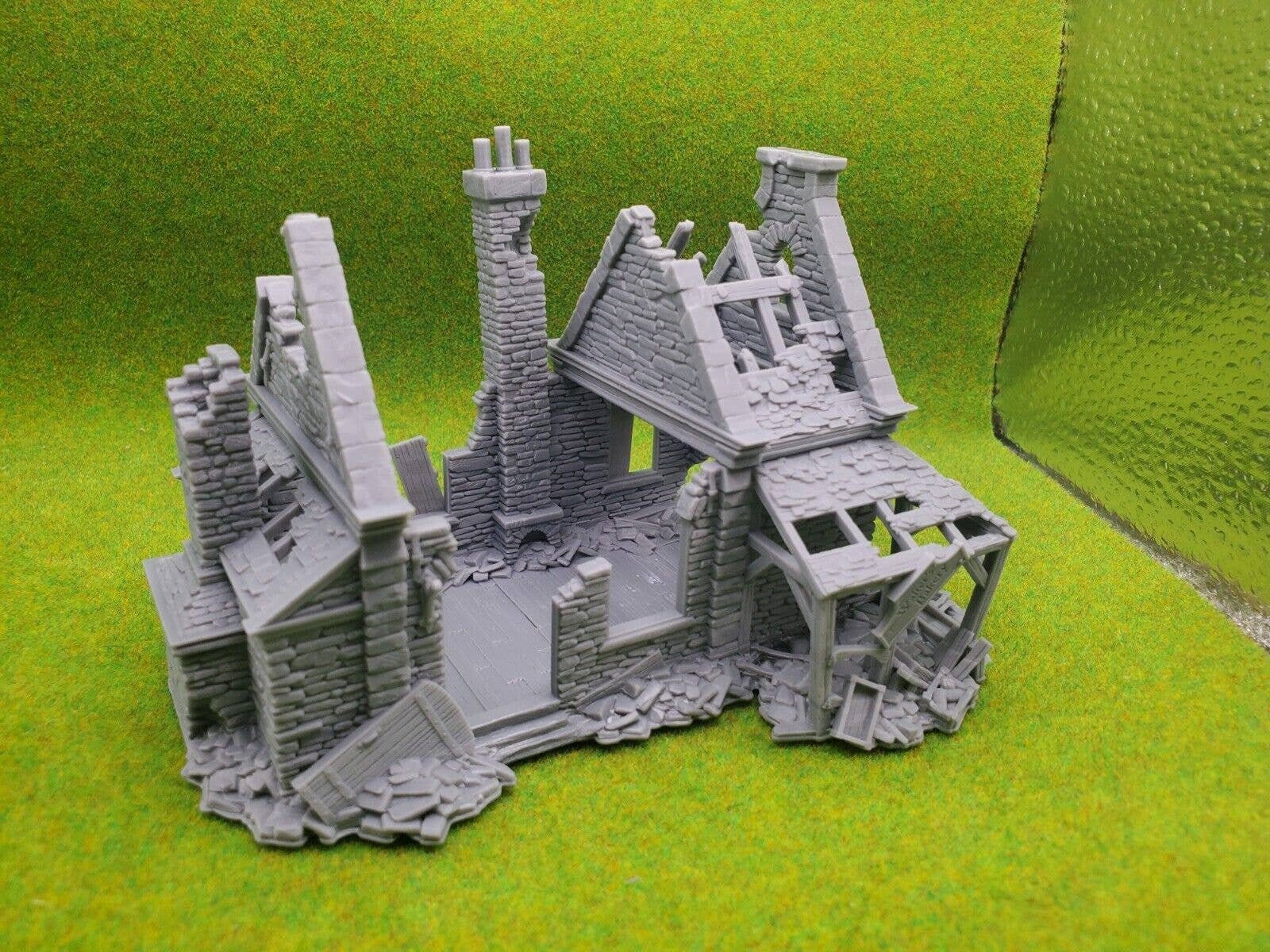 HO Scale Destroyed Building Walter's Bakery 1:87 Scale 3D Print ...