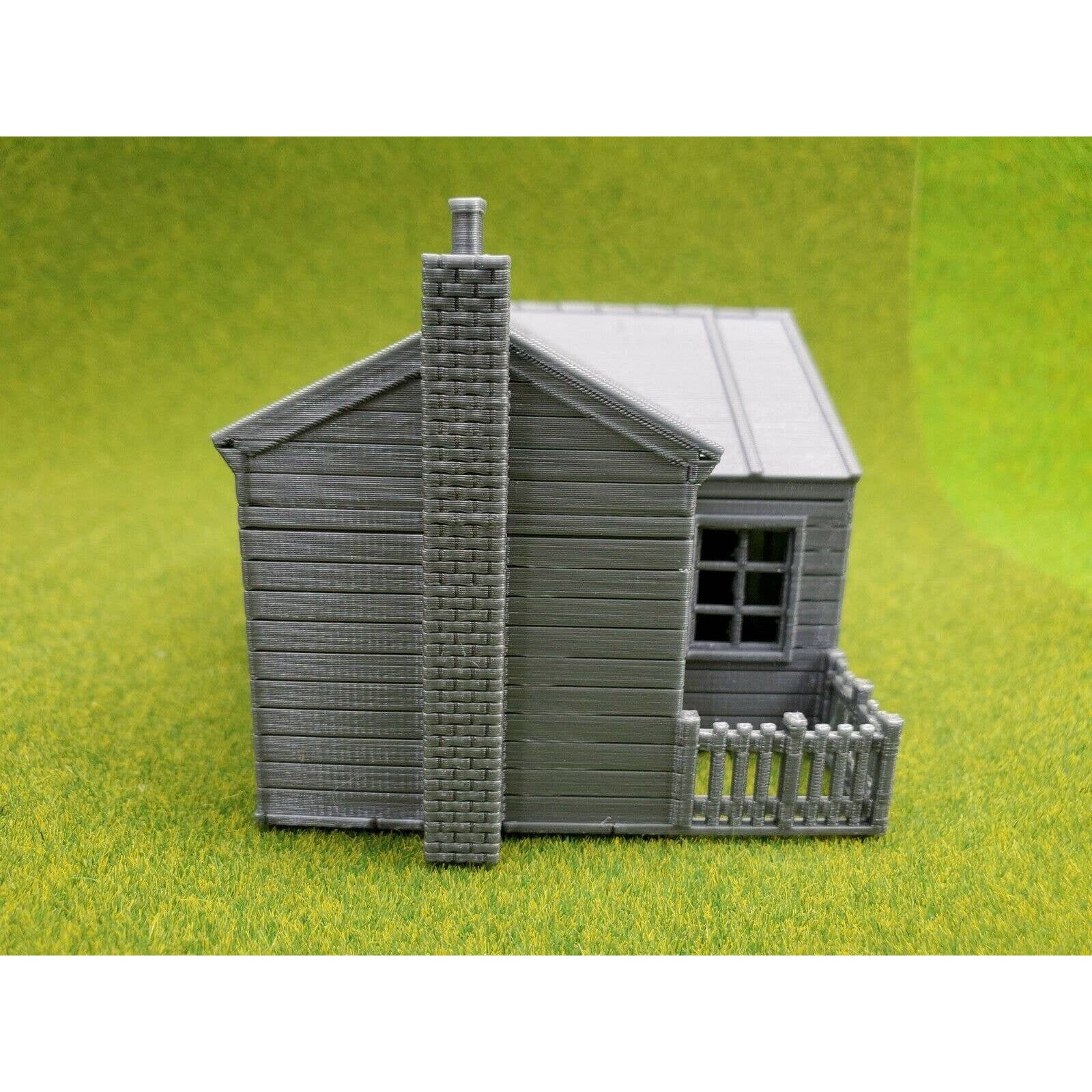 HO Scale House With Picket Fence 1:87 Scale 3D Print - Etsy