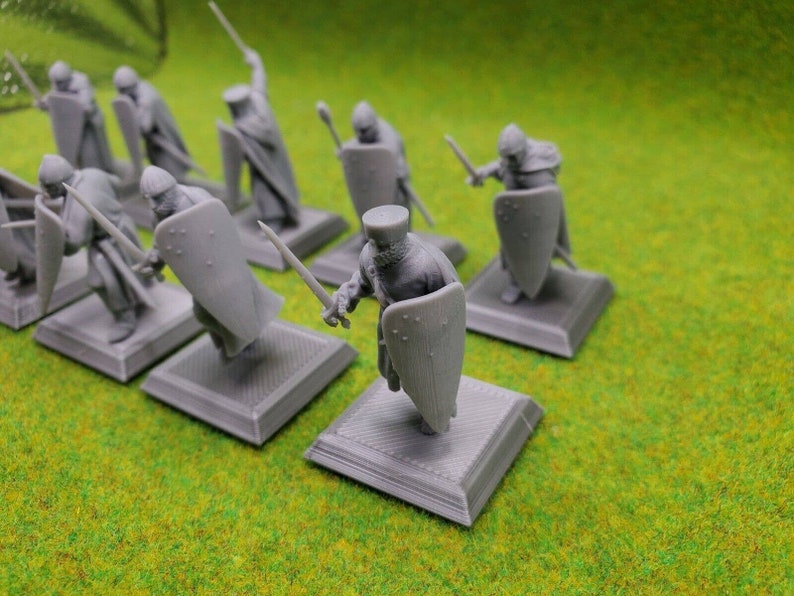 Reconquer Designs Medieval War Game 28mm Dismounted Early - Etsy