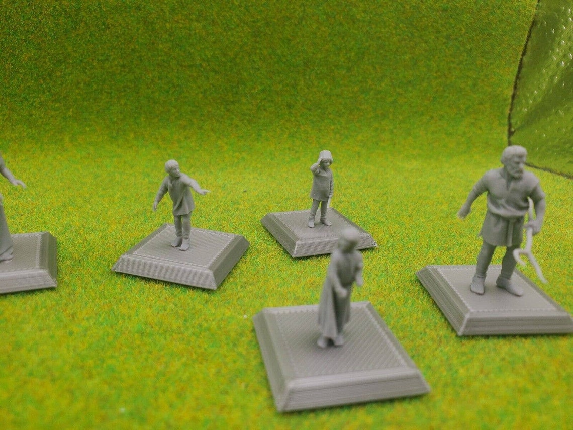 Caballero Miniature Medieval Concerned Villagers Reconquer - Etsy