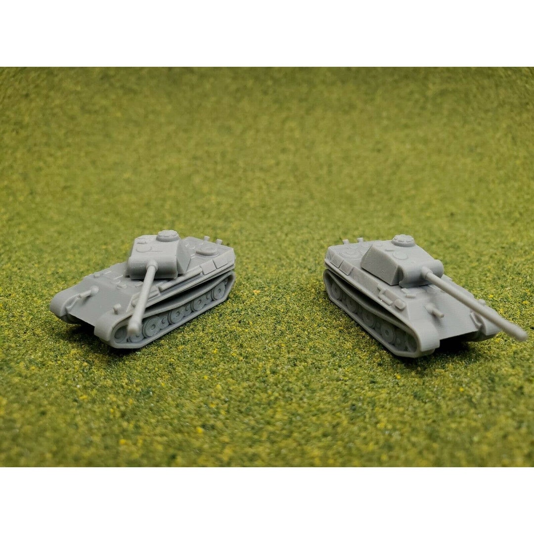 WW2 1/200 Scale German Panther Tanks 3D Printed Unpainted 2 Tanks - Etsy