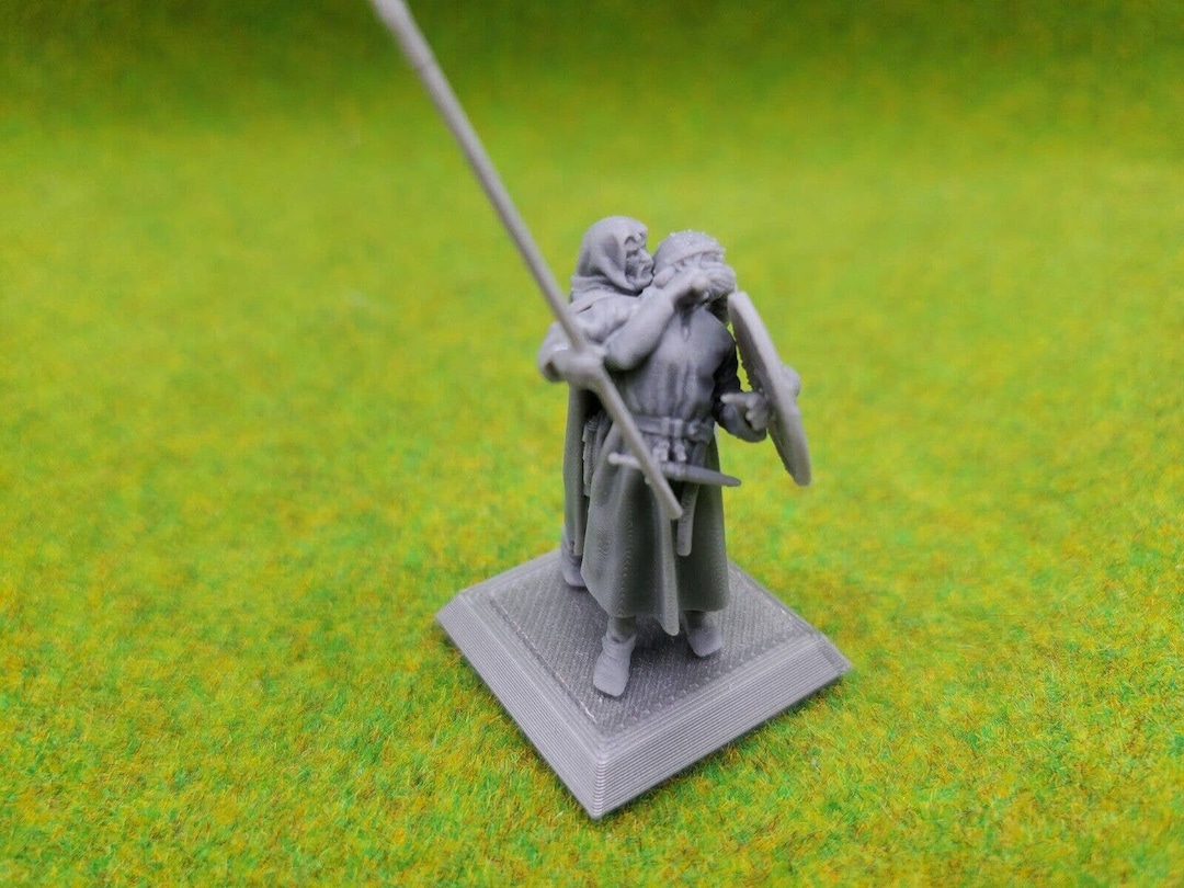 Medieval Ambush Infiltration Miniature 28mm Wargame 3D Print Reconquer ...
