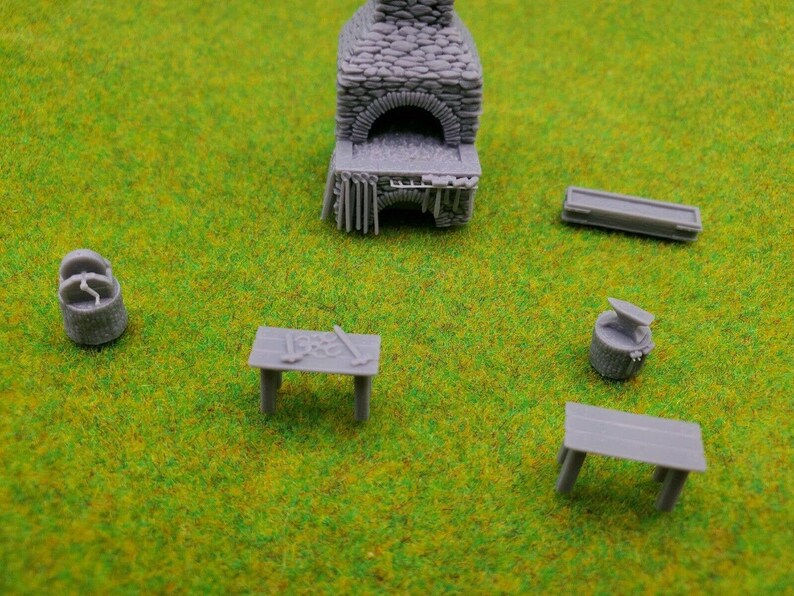 HO Scale Blacksmith Shop Scene 1:87 Scale Caballero Reconquer - Etsy