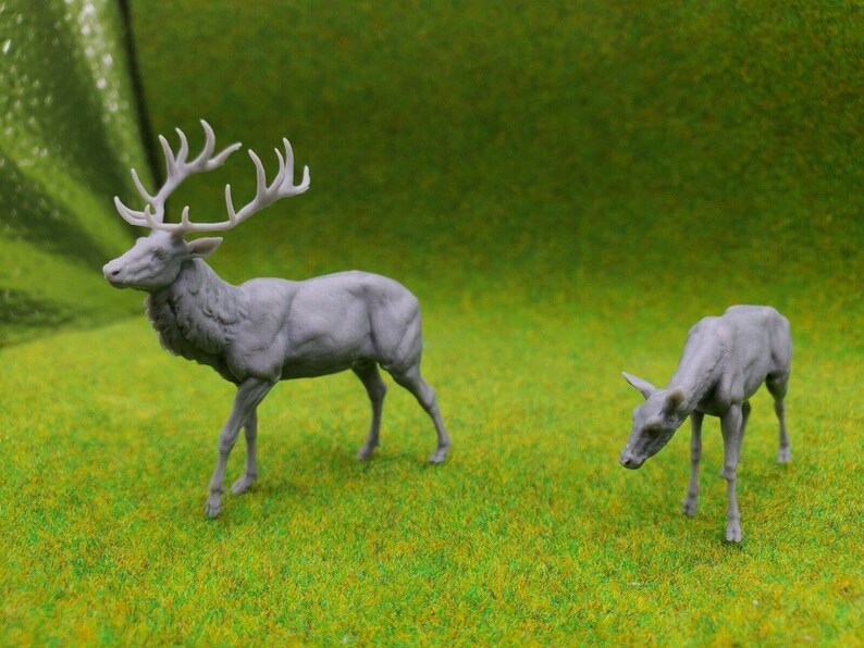 Medieval 28mm Red Deer Stag Wargame Animal Scatter Animal Den - Etsy