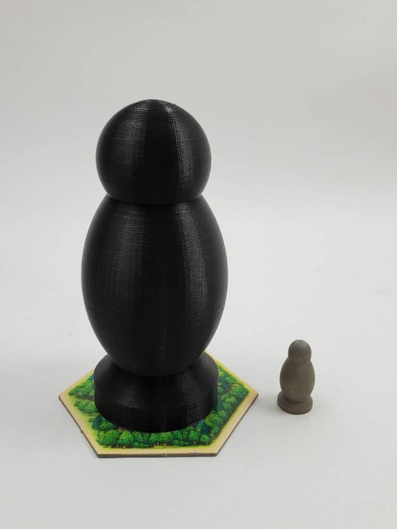 Jumbo 3D printed Robber for Catan 5 inches tall | Etsy