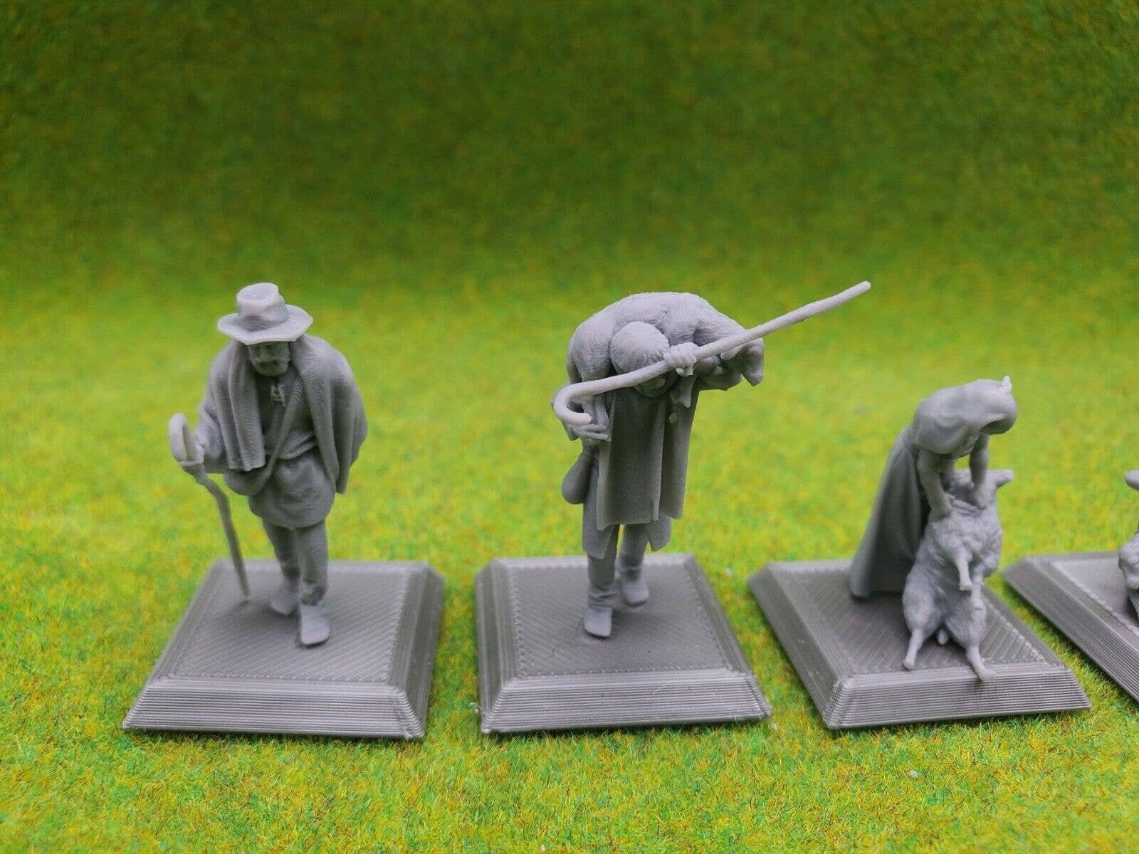 Caballero Miniatures Shepherds and Shearers 28mm Wargaming 3D Print Reconquer - Etsy