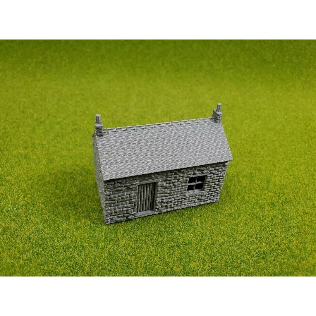 HO Scale Building Brick Gate Keeper's Cottage 1:87 Scale 3D Print - Etsy