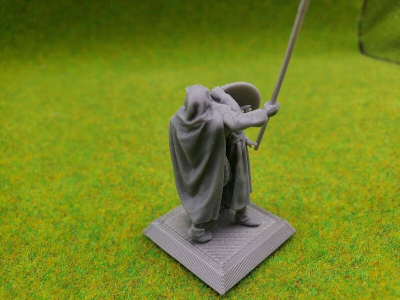 Medieval Ambush Infiltration Miniature 28mm Wargame 3D Print Reconquer ...