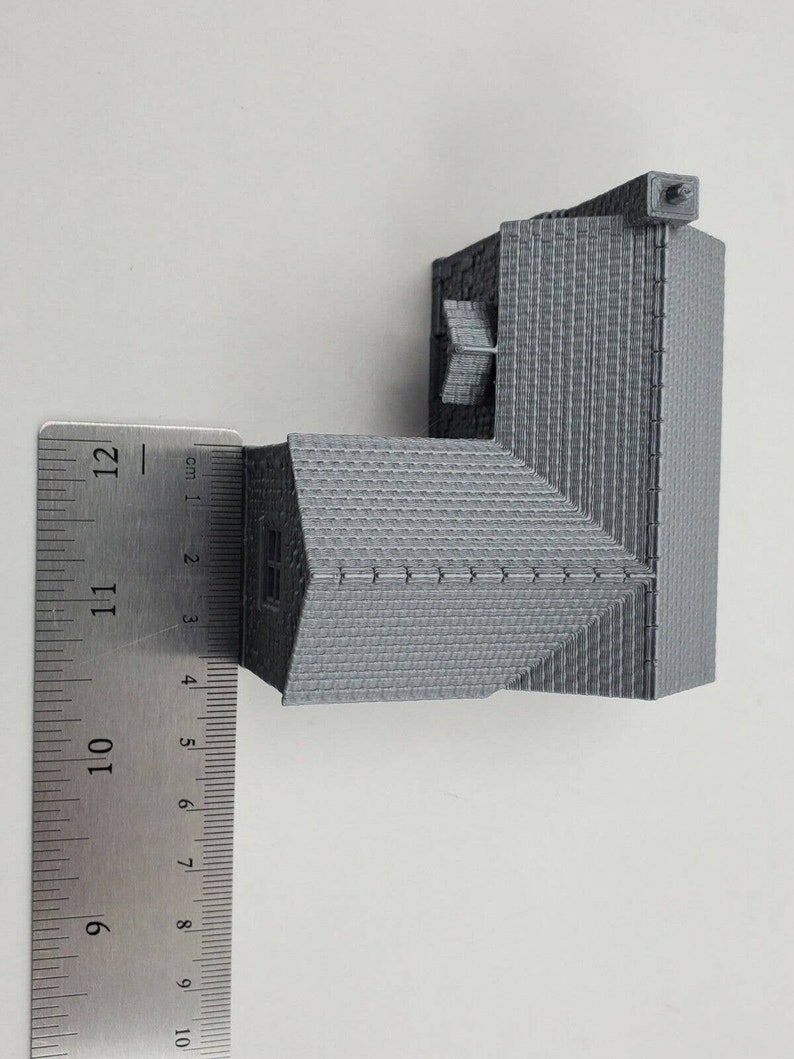 HO Scale Building Brick Cottage 1:87 Scale 3D Print - Etsy