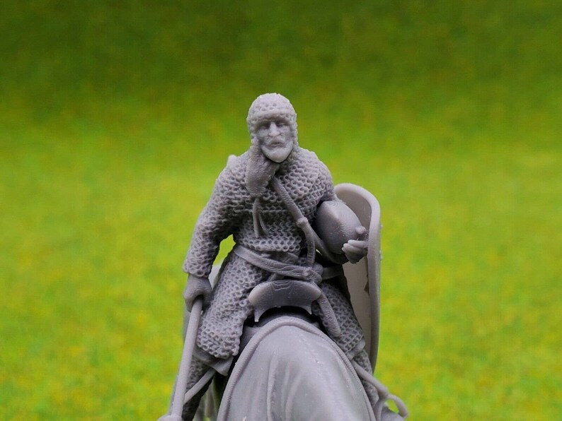 Caballero Miniature Medieval Exhausted Knight Hard Won Battle Reconquer ...