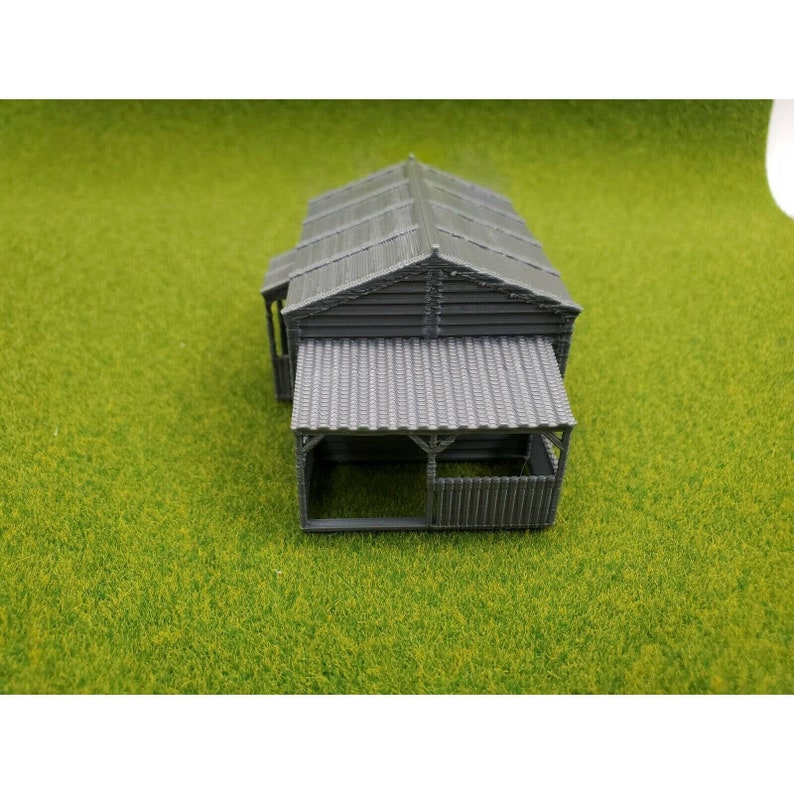 HO scale Large Shed 1:87 scale 3D print | Etsy