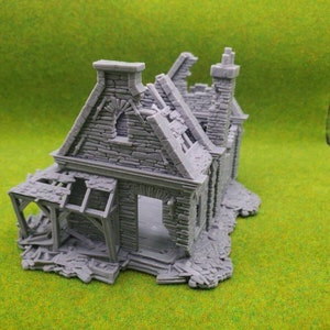 HO Scale Destroyed Building Walter's Bakery 1:87 Scale 3D Print ...