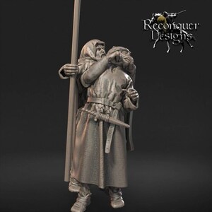 Medieval Infiltrator Knights Miniatures 28mm Wargame 3D Print Reconquer ...