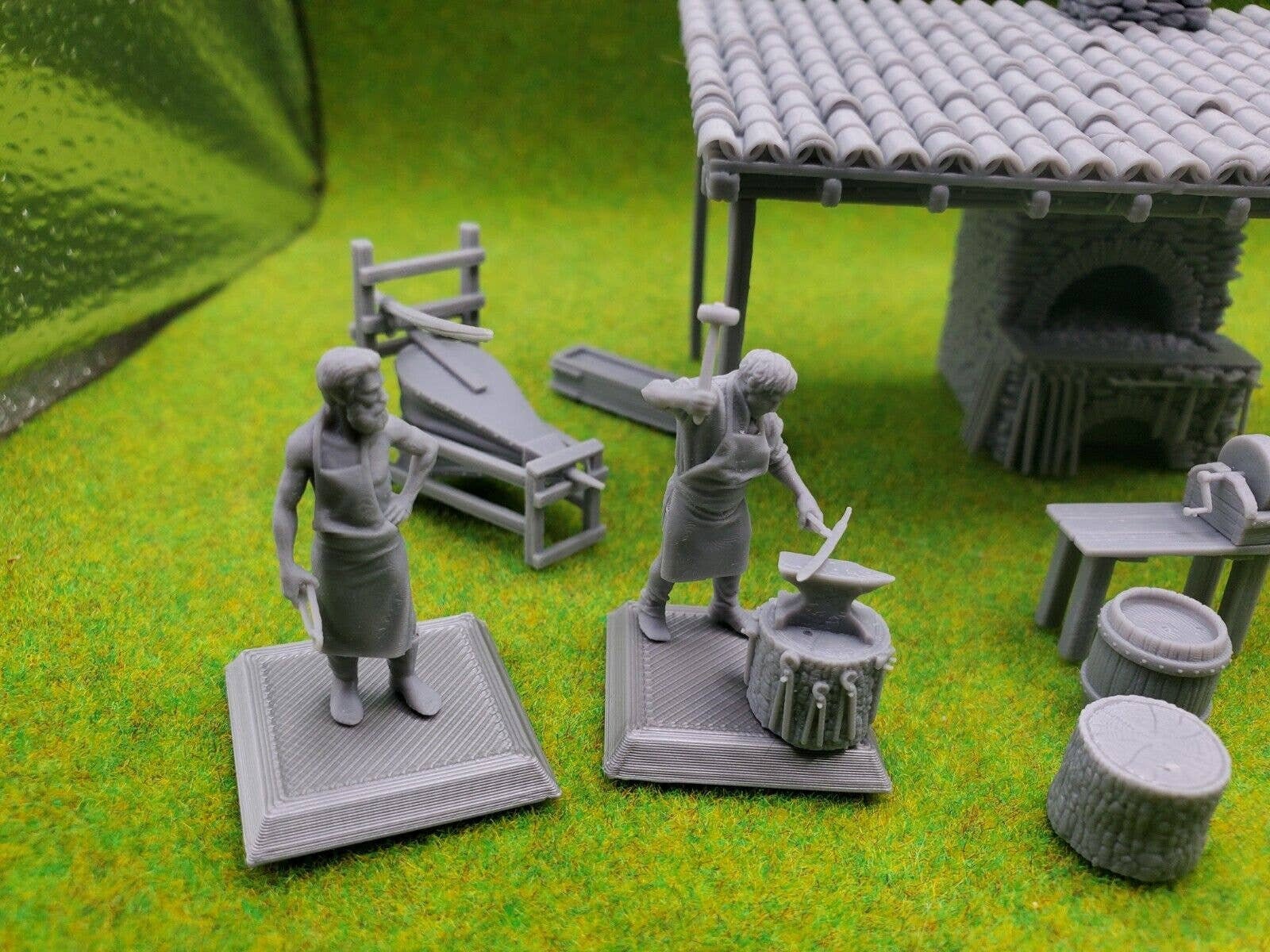Caballero Miniatures Blacksmith Shop Smithy 28mm Reconquer - Etsy