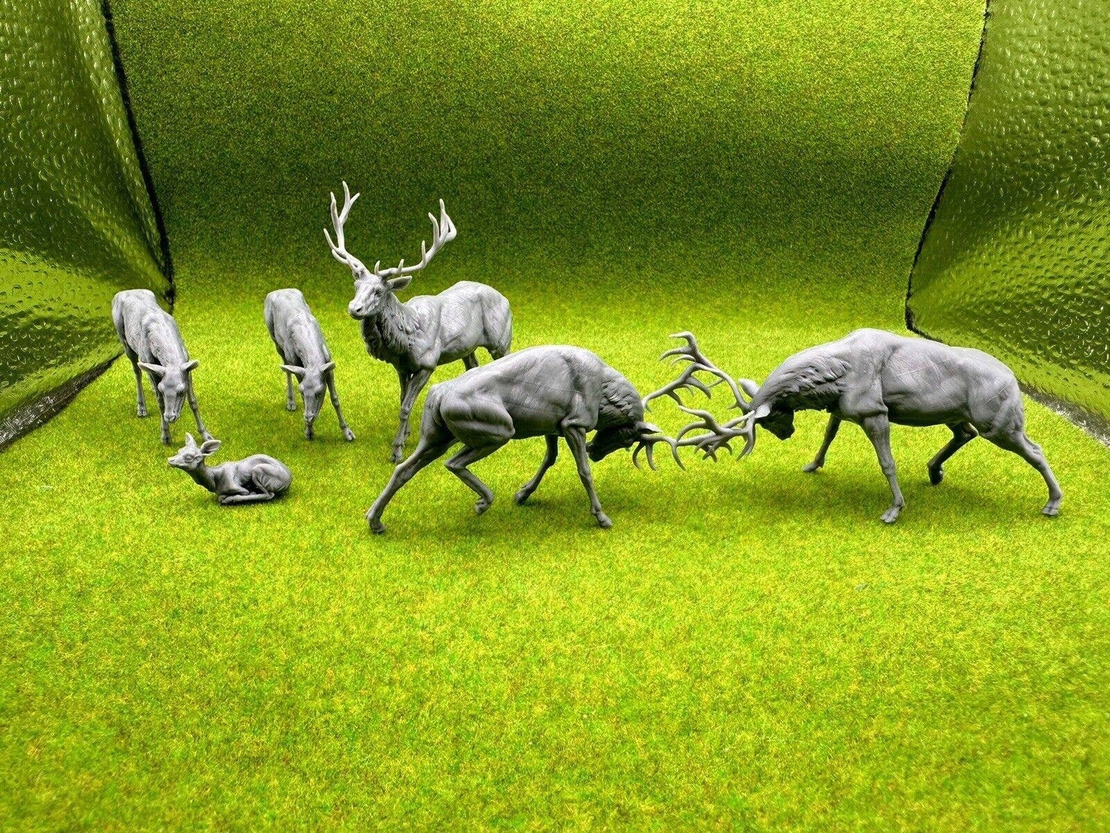 Medieval 40mm Red Deer Stag Wargame Animal Scatter Animal Den ...
