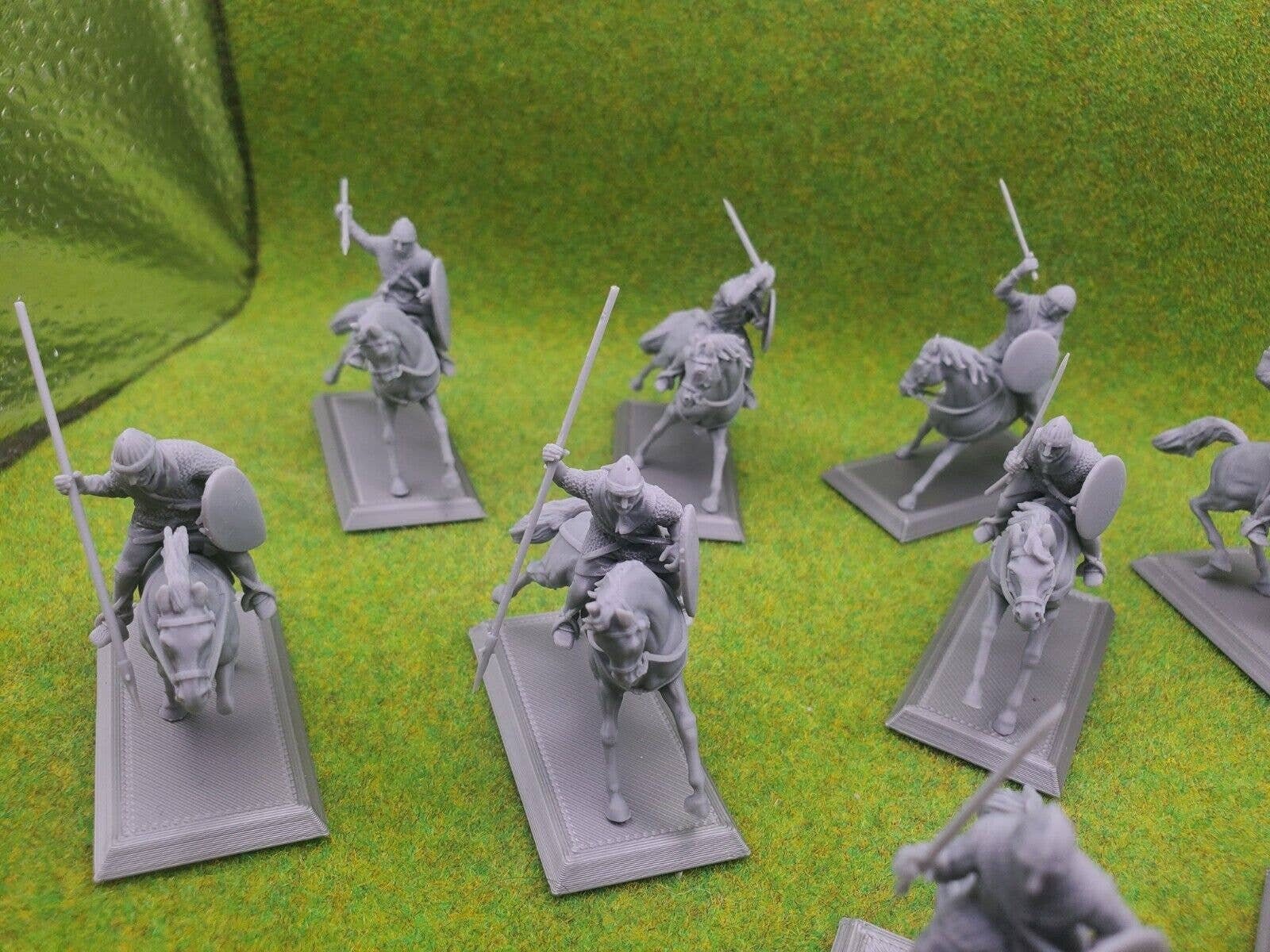Caballero Miniature Medieval Villanos Cavalry Horsemen 28mm Reconquer ...