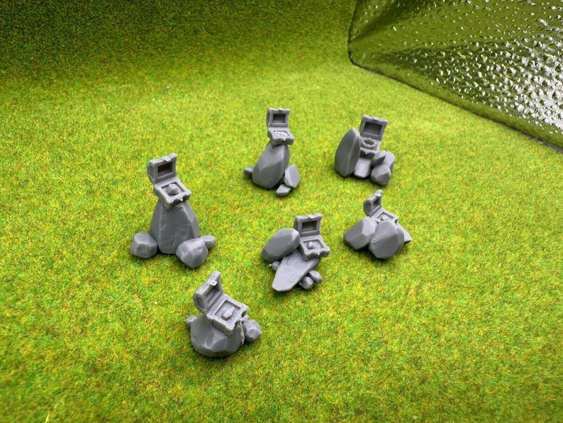 Reconquer Designs 28mm Game Markers Treasure Medieval War Game 3D Print ...