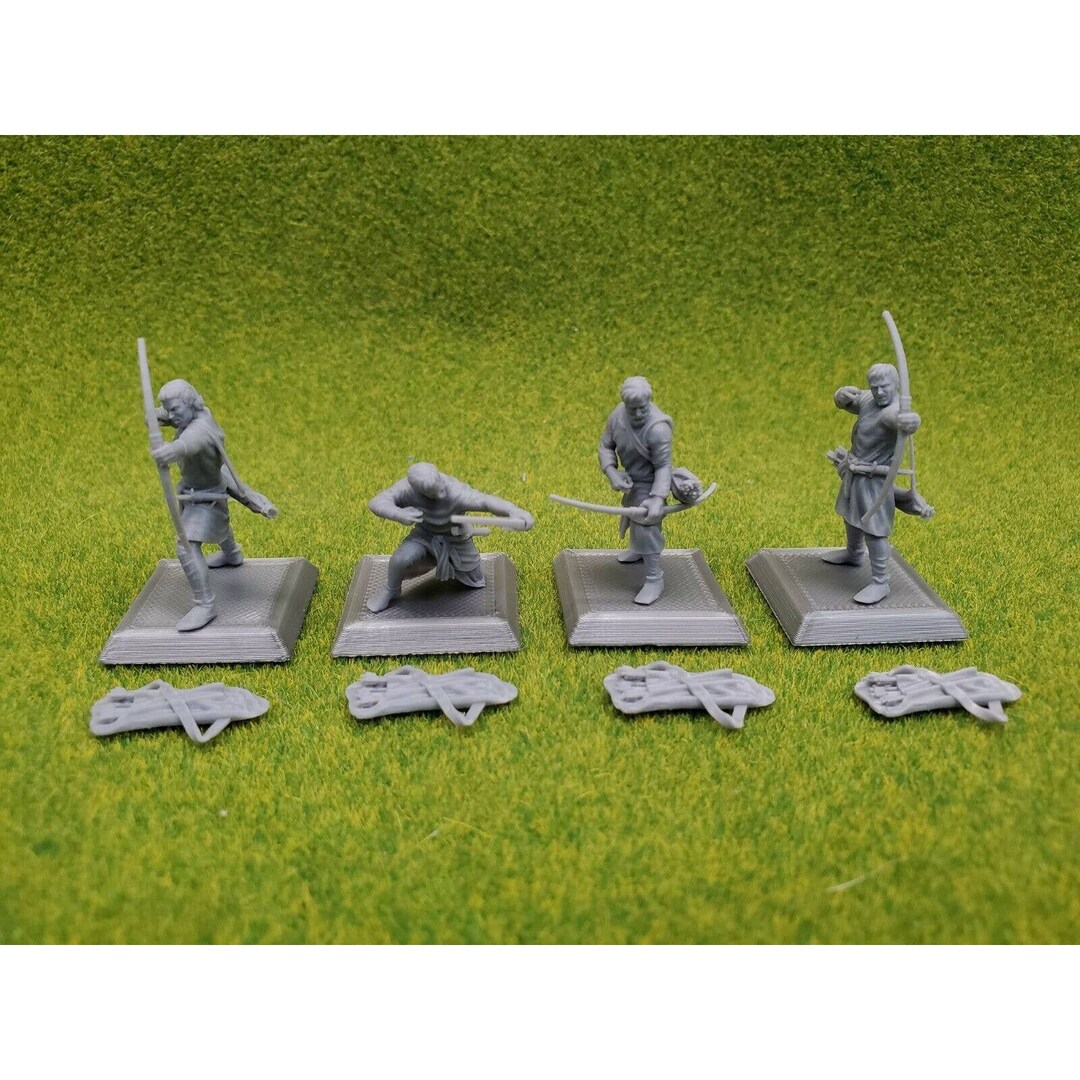 Caballero Miniatures Bowmen Miniatures 28mm Wargaming 3D Print - Etsy