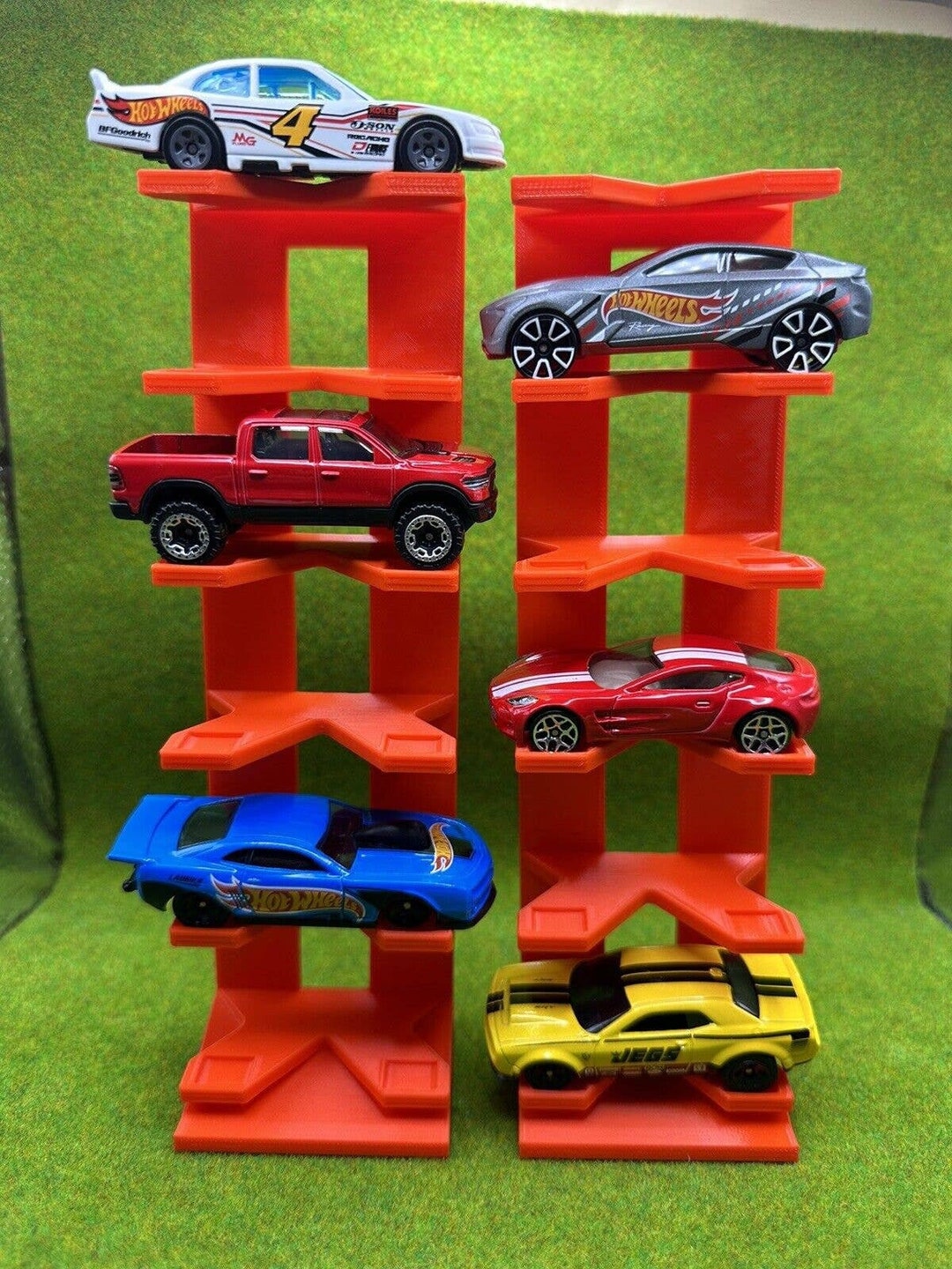 Set of Two Display Stands for Hot Wheels 3D Printed Hold 6 Cars Each - Etsy