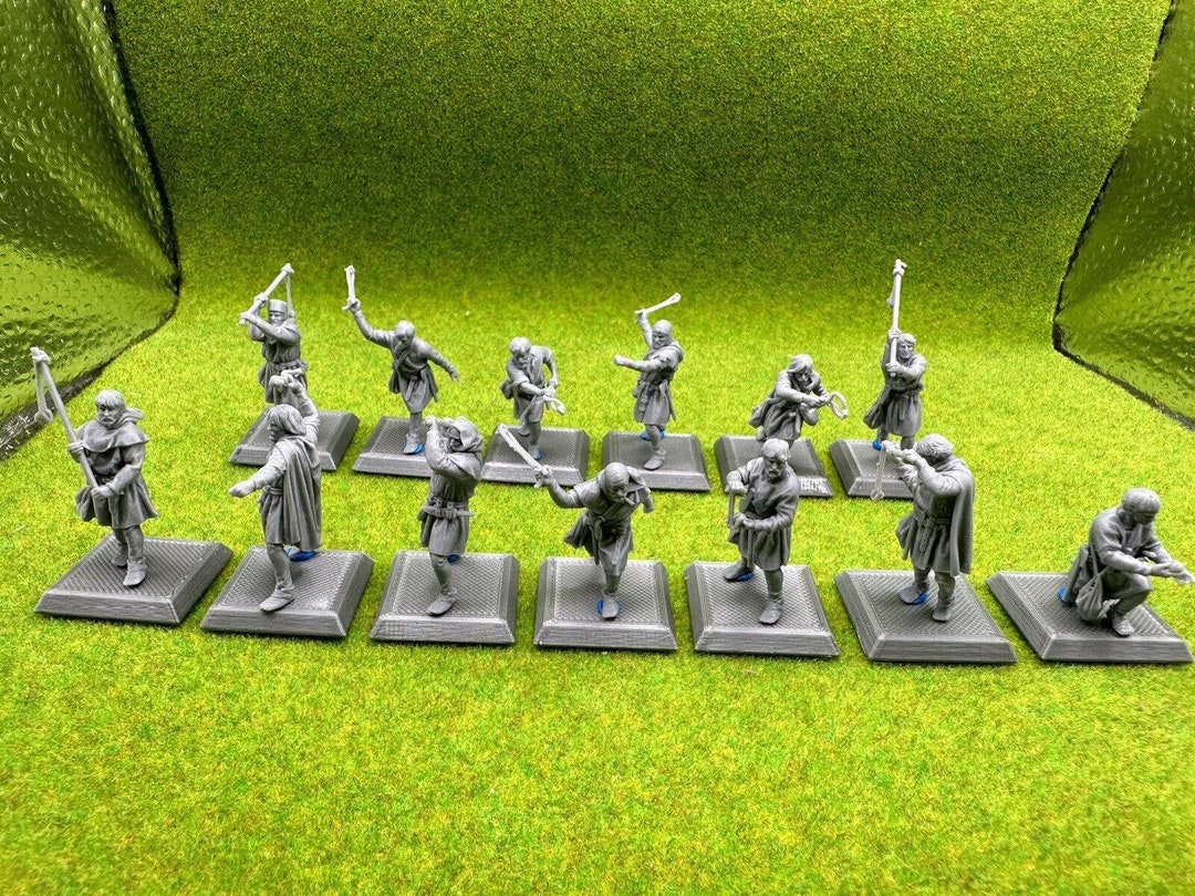 Reconquer Designs Miniature Medieval Iberian Slingers 28mm War Game - Etsy