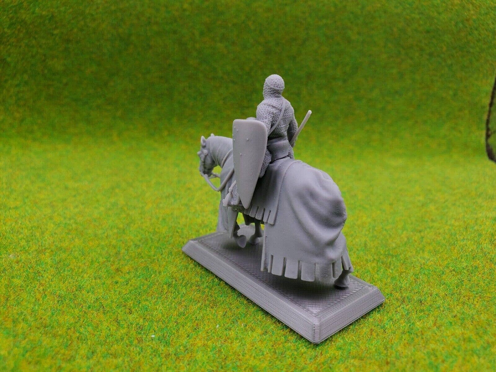 Caballero Miniature Medieval Exhausted Knight Hard Won Battle - Etsy