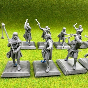 Reconquer Designs Miniature Medieval Iberian Slingers 28mm War Game - Etsy