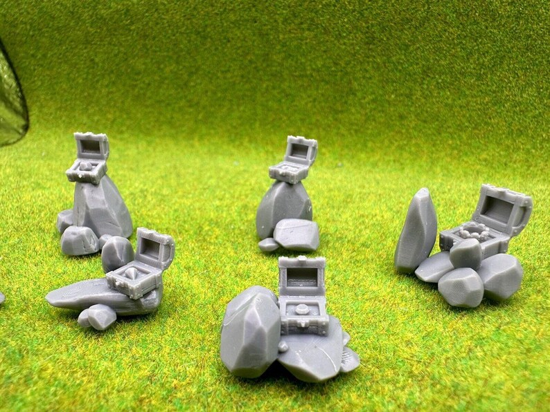 Reconquer Designs 28mm Game Markers Treasure Medieval War Game 3D Print ...