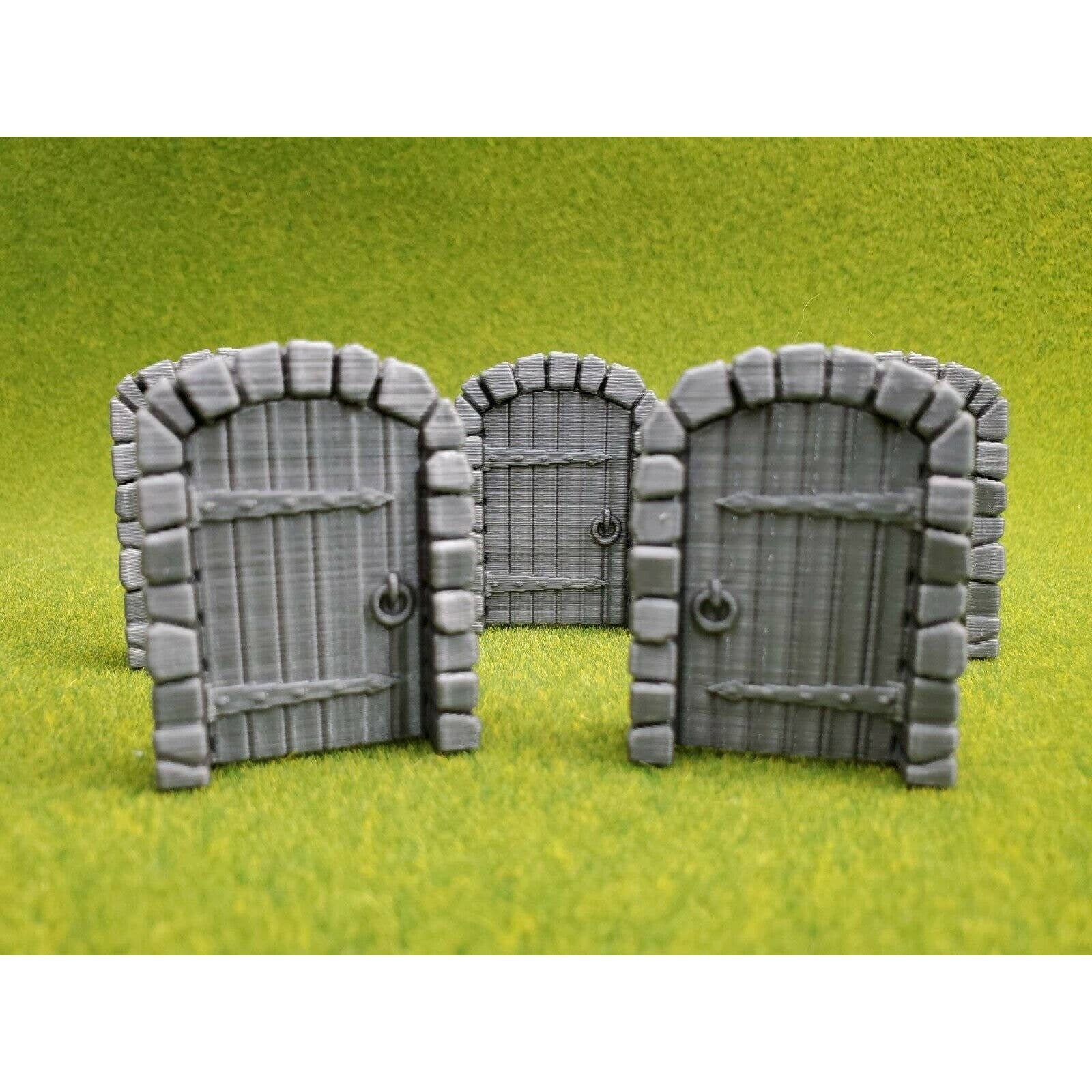 3d Print Table Top Game Dungeon Doors X5 - Etsy
