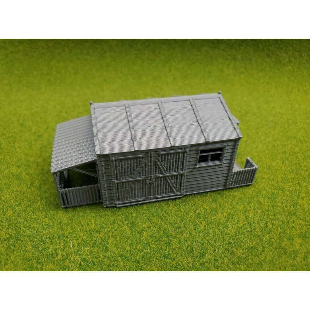 HO Scale Large Shed 1:87 Scale 3D Print - Etsy