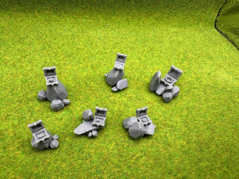 Reconquer Designs 28mm Game Markers Treasure Medieval War Game 3D Print ...