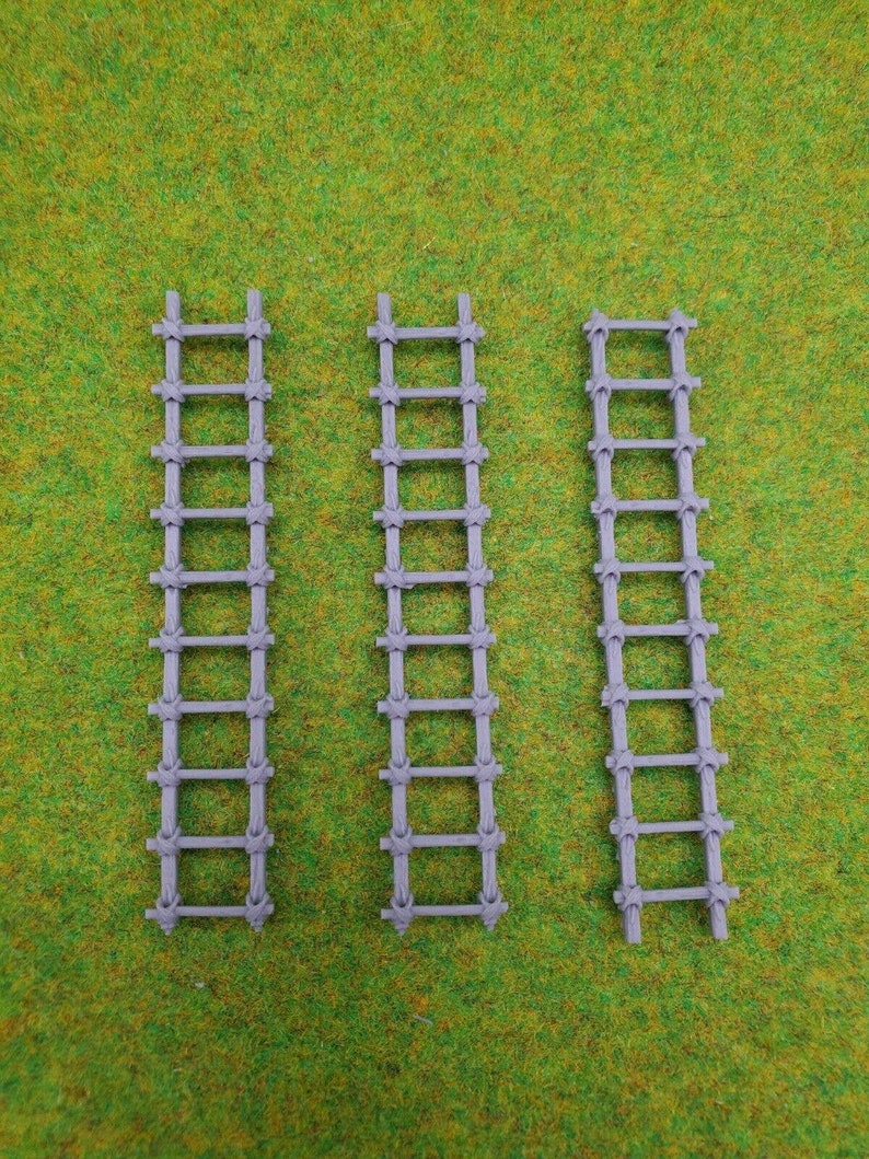 Medieval Siege Ladders 6 28mm Wargame 3D Print Reconquer - Etsy