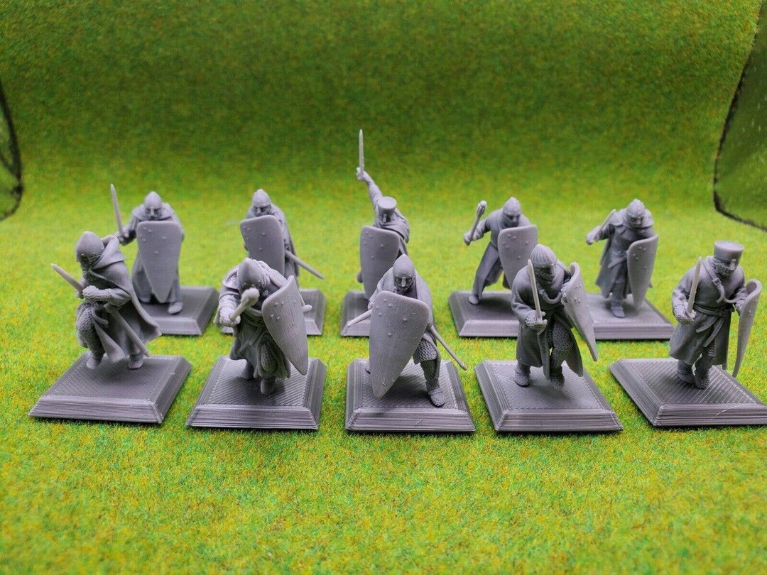 Reconquer Designs Medieval War Game 28mm Dismounted Early Military ...