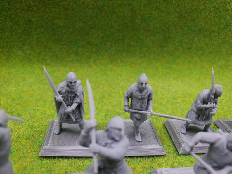 Caballero Miniatures Spanish Glaives Formation 28mm Wargaming 3D Print ...