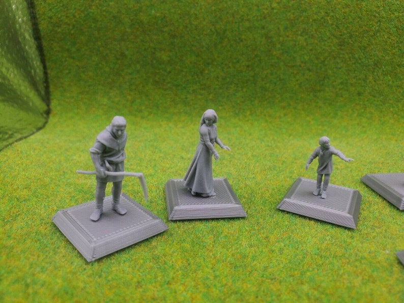 Caballero Miniature Medieval Concerned Villagers Reconquer - Etsy