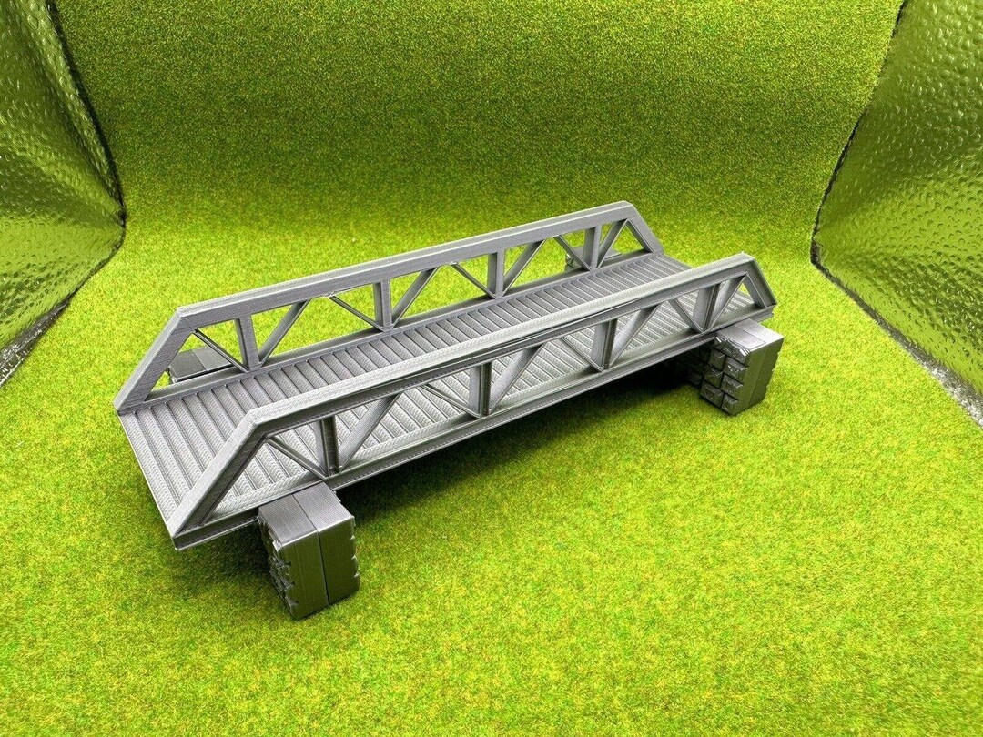 Ho Scale Single Lane Bridge 54’ 3D PRINTED 1:87 - Etsy