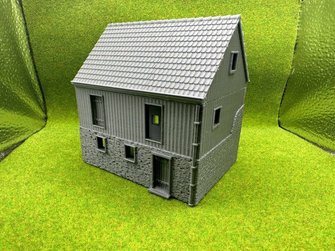 HO Scale Building Shed Barn #1 1:87 Scale 3D Print - Etsy