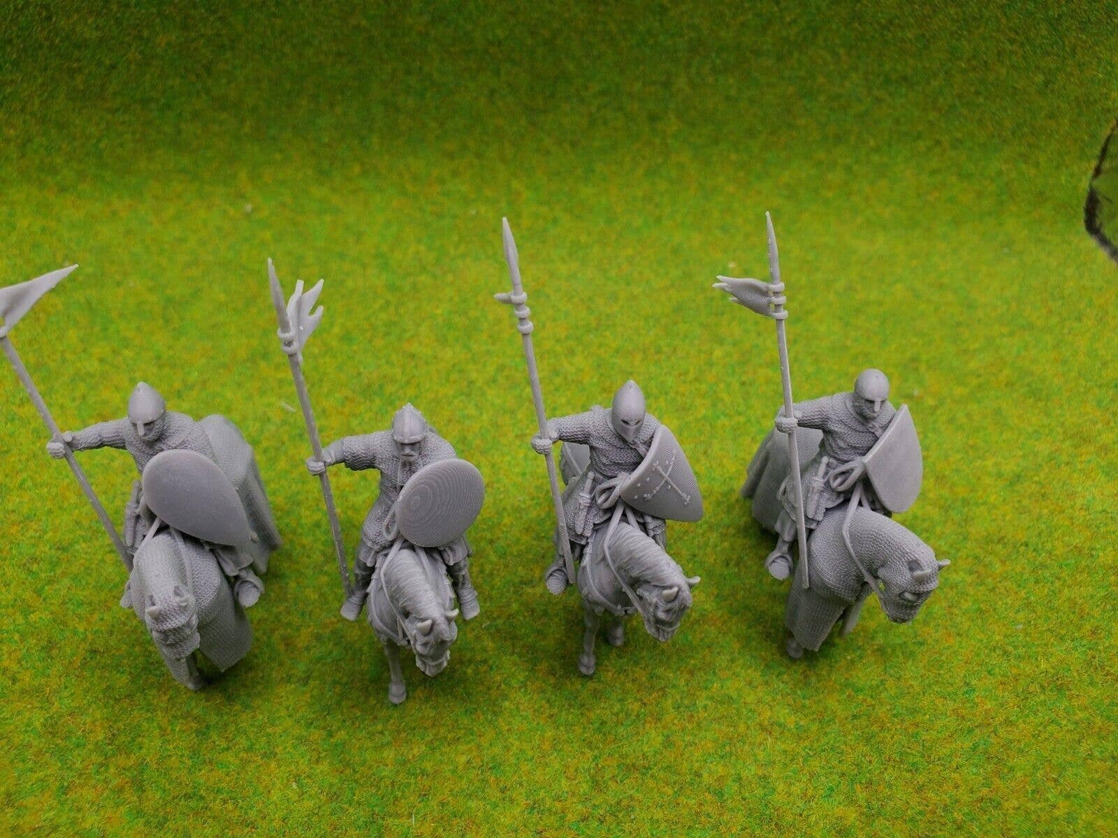 Medieval Knight Guardians Miniatures 28mm Wargame 3D Print Reconquer ...