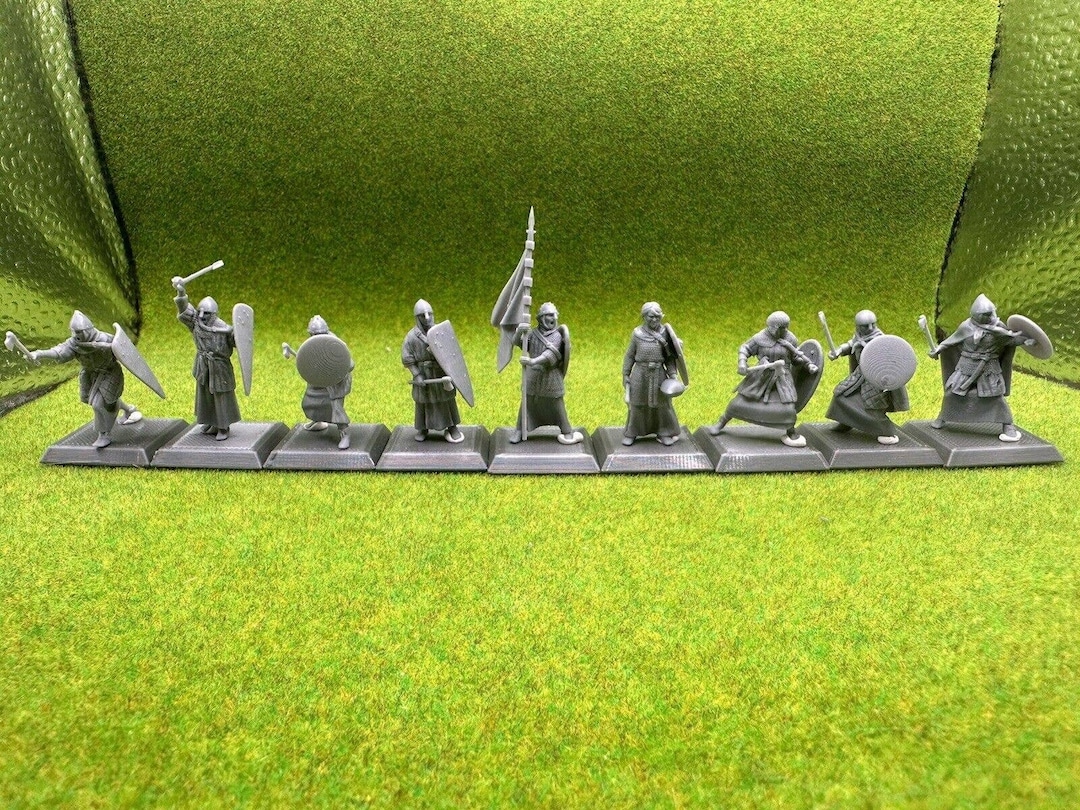 Order of the Hatchet Medieval Wargame 28mm Miniatures Reconquer Designs ...