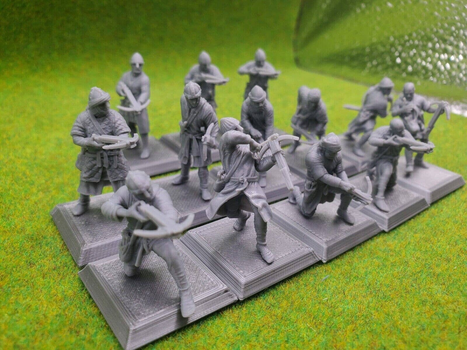 Reconquer Designs Medieval Crossbowmen Unit 28mm Tabletop Wargame - Etsy