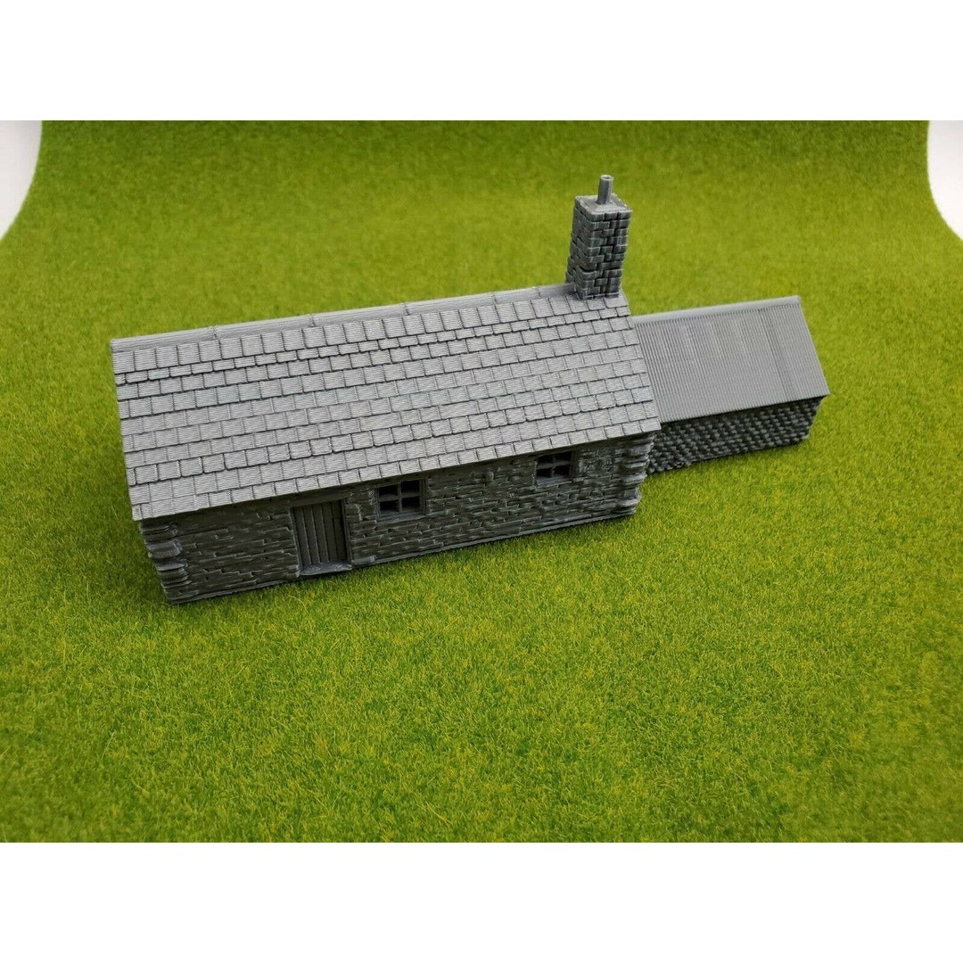 HO Scale Building Remote Cottage 1:87 Scale 3D Print - Etsy