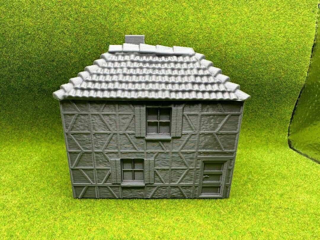 HO Scale English Cottage Two Story 1:87 Scale 3D Print - Etsy