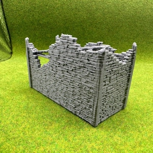 HO Scale Destroyed Building Storage Room 1:87 Scale 3D Print Grimdale ...