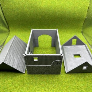 HO Scale Building Shed Barn #1 1:87 Scale 3D Print - Etsy