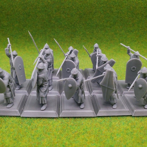 Medieval Infantry Miniatures - Etsy
