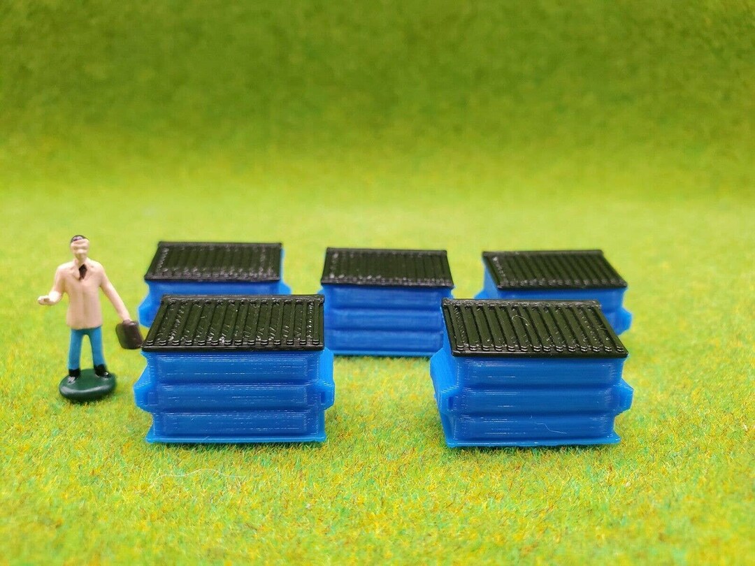 HO SCALE Garbage Dumpsters 3D Print - Etsy