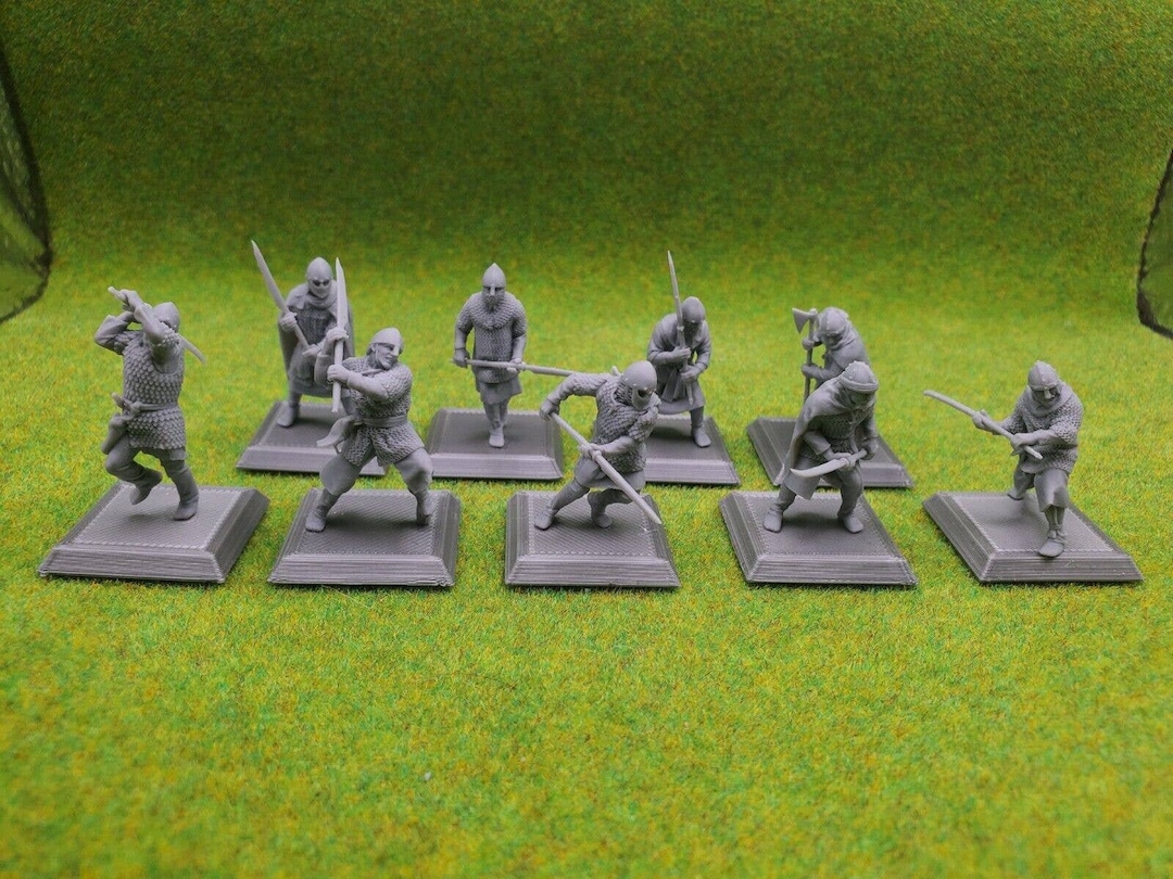 Caballero Miniatures Spanish Glaives Formation 28mm Wargaming 3D Print ...