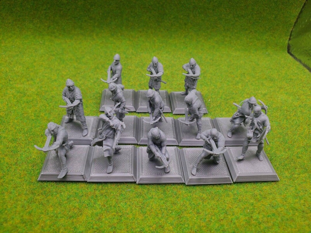 Reconquer Designs Medieval Crossbowmen Unit 28mm Tabletop Wargame - Etsy