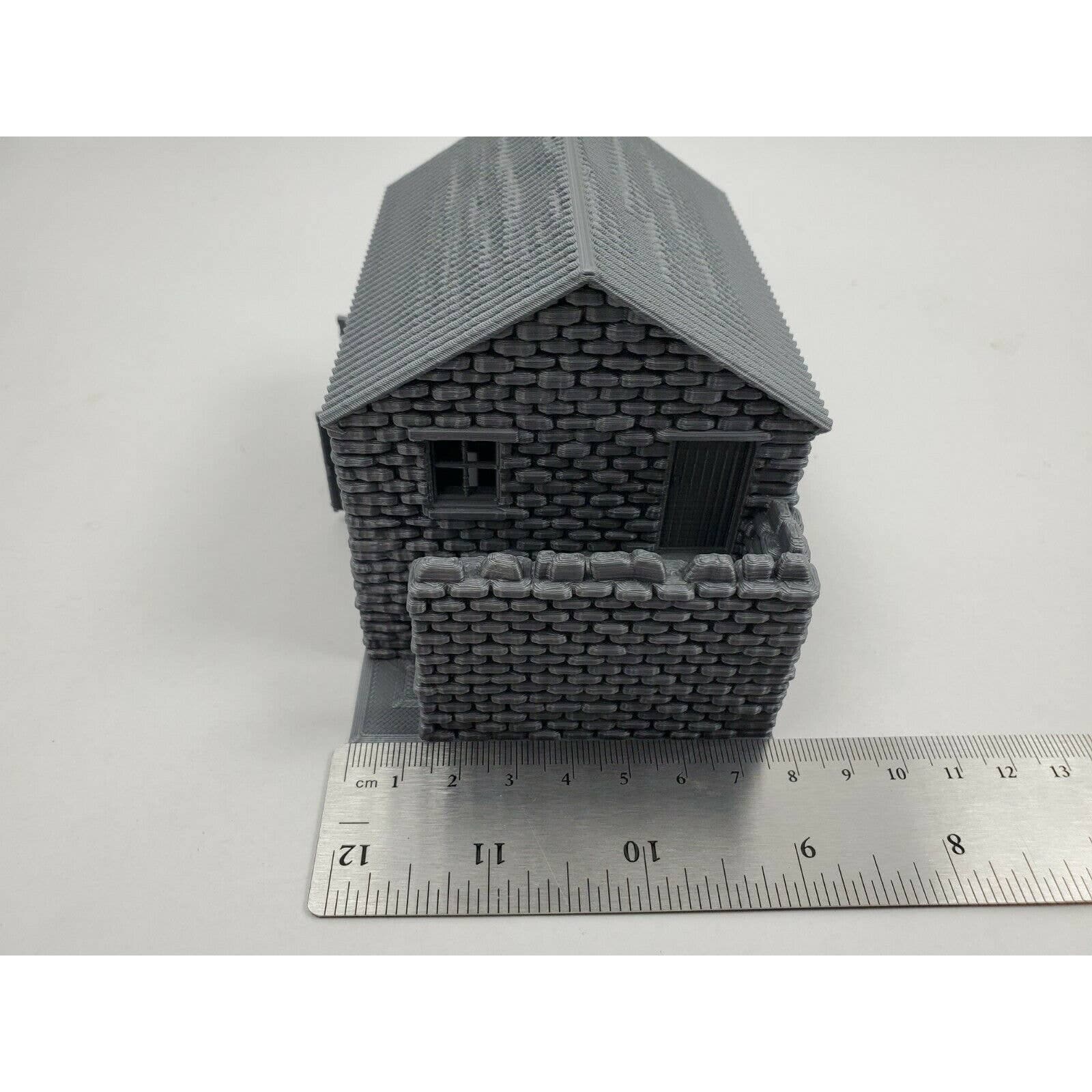 HO scale building Stone Store 1:87 scale 3D print | Etsy