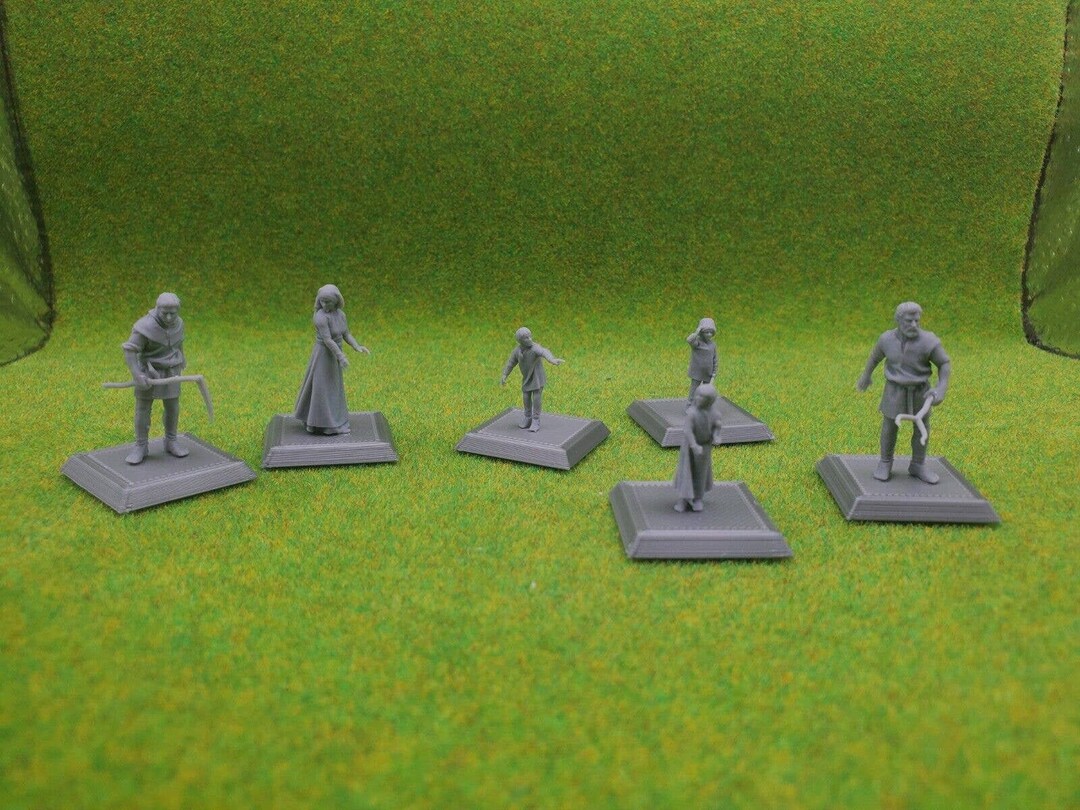 Caballero Miniature Medieval Concerned Villagers Reconquer - Etsy